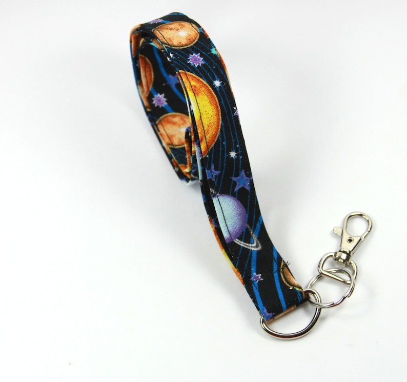 SPACE Fabric Lanyard Universe Fabric Lanyard Space design | Etsy