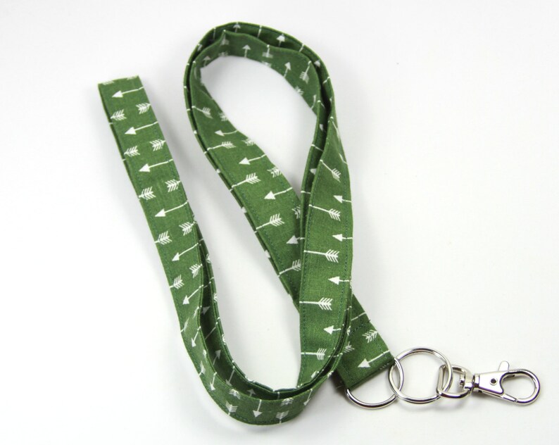 ARROW Fabric Lanyard, Green Arrow Badge Holder, Arrow Lanyard, Green ...