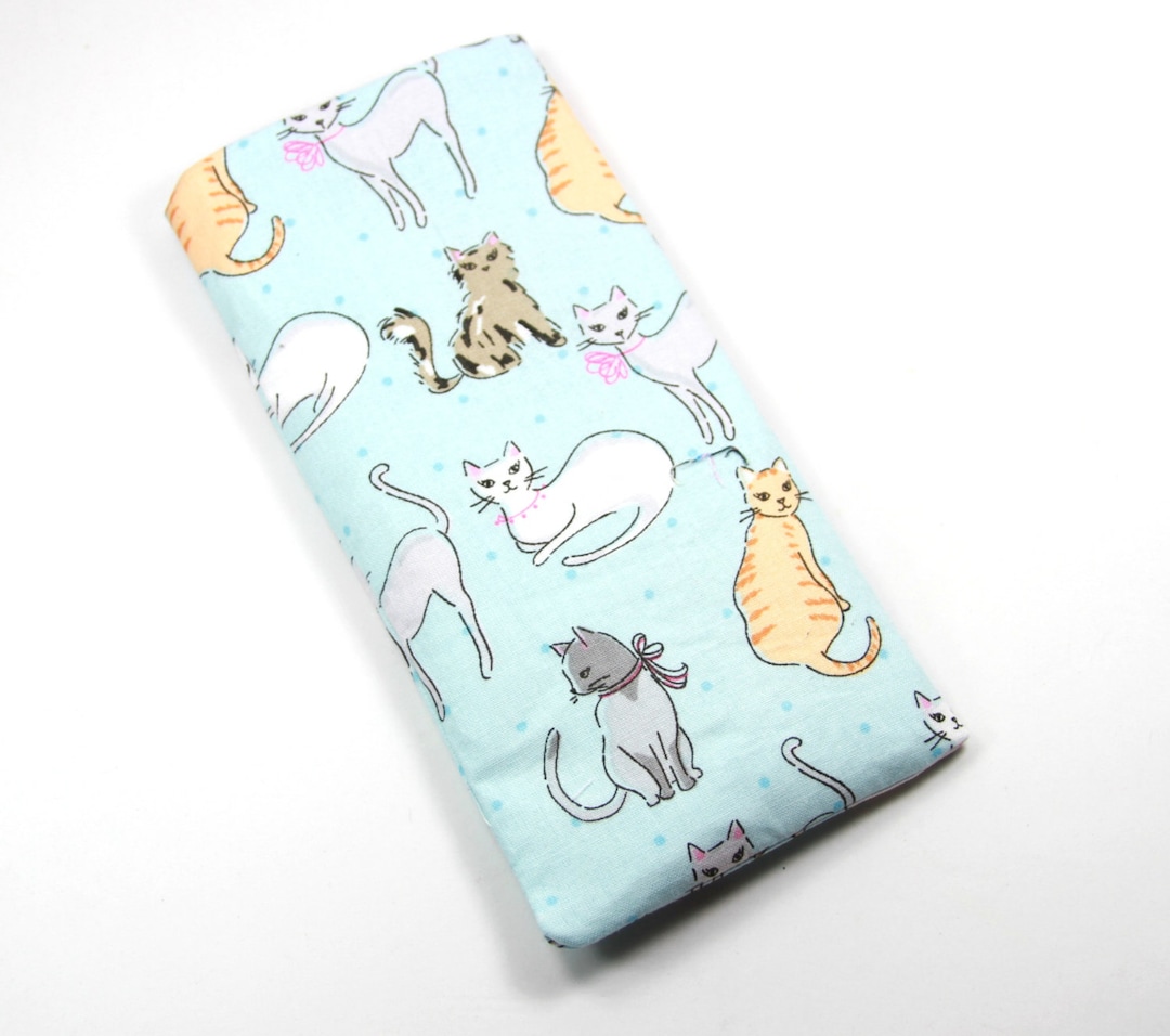 CATS Fabric Bag, Sunglasses Bag, Eyeglasses Bag, Cat Lovers Bag ...