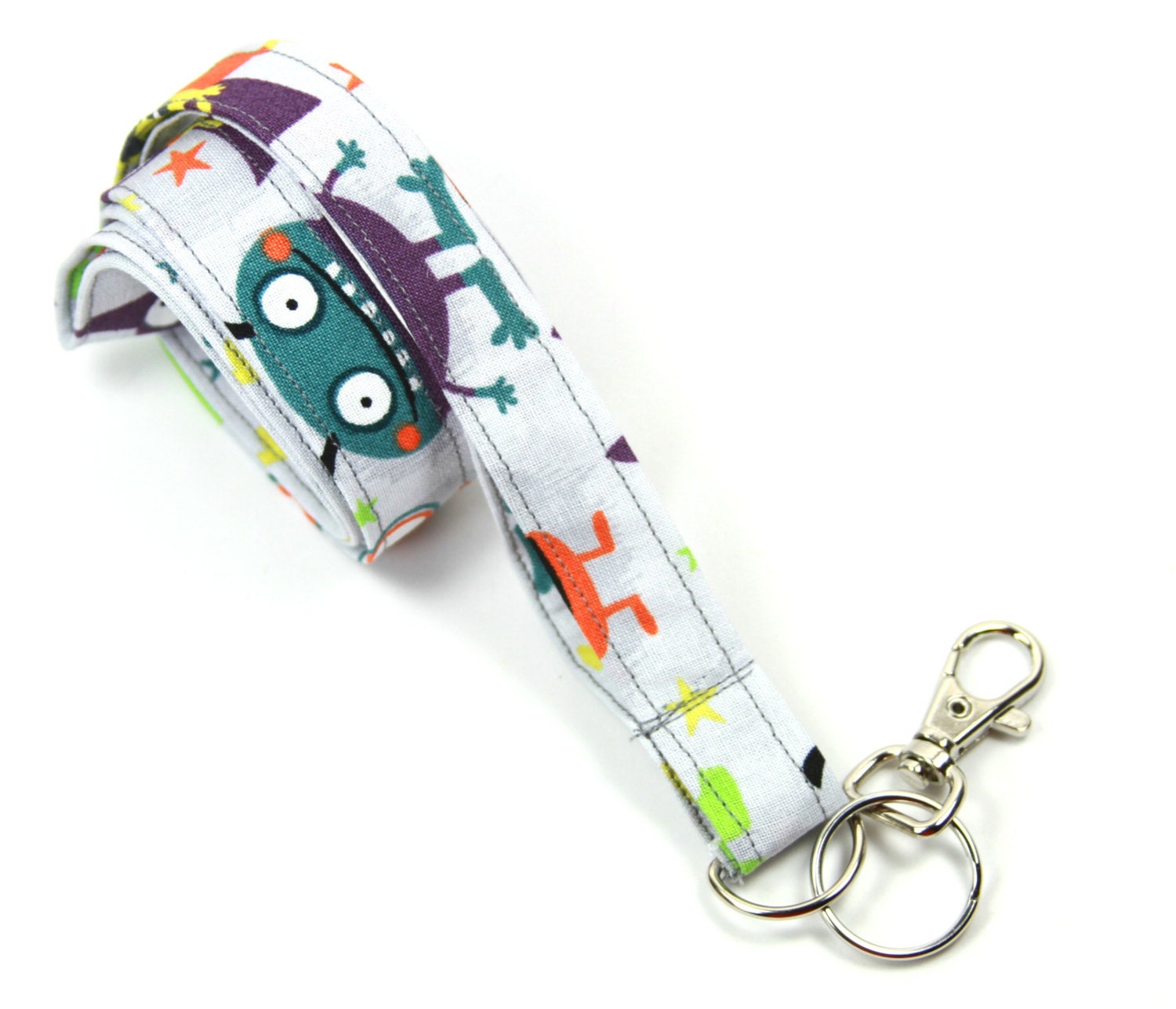 MONSTER Fabric Lanyard Monster Badge Holder Kids Lanyard | Etsy