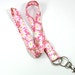 SPRING FLOWERS Fabric Lanyard, Fabric Lanyard, Flower Fabric Lanyard ...
