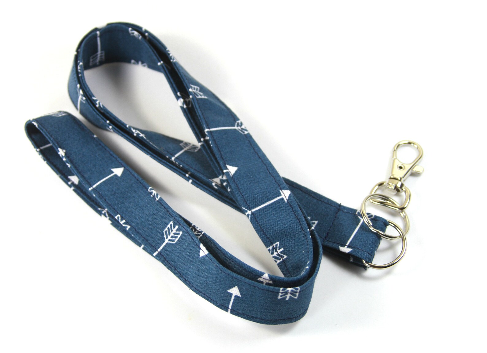 ARROWS Fabric Lanyard, Arrows Badge Holder, Arrows Lanyard, Teal Blue ...