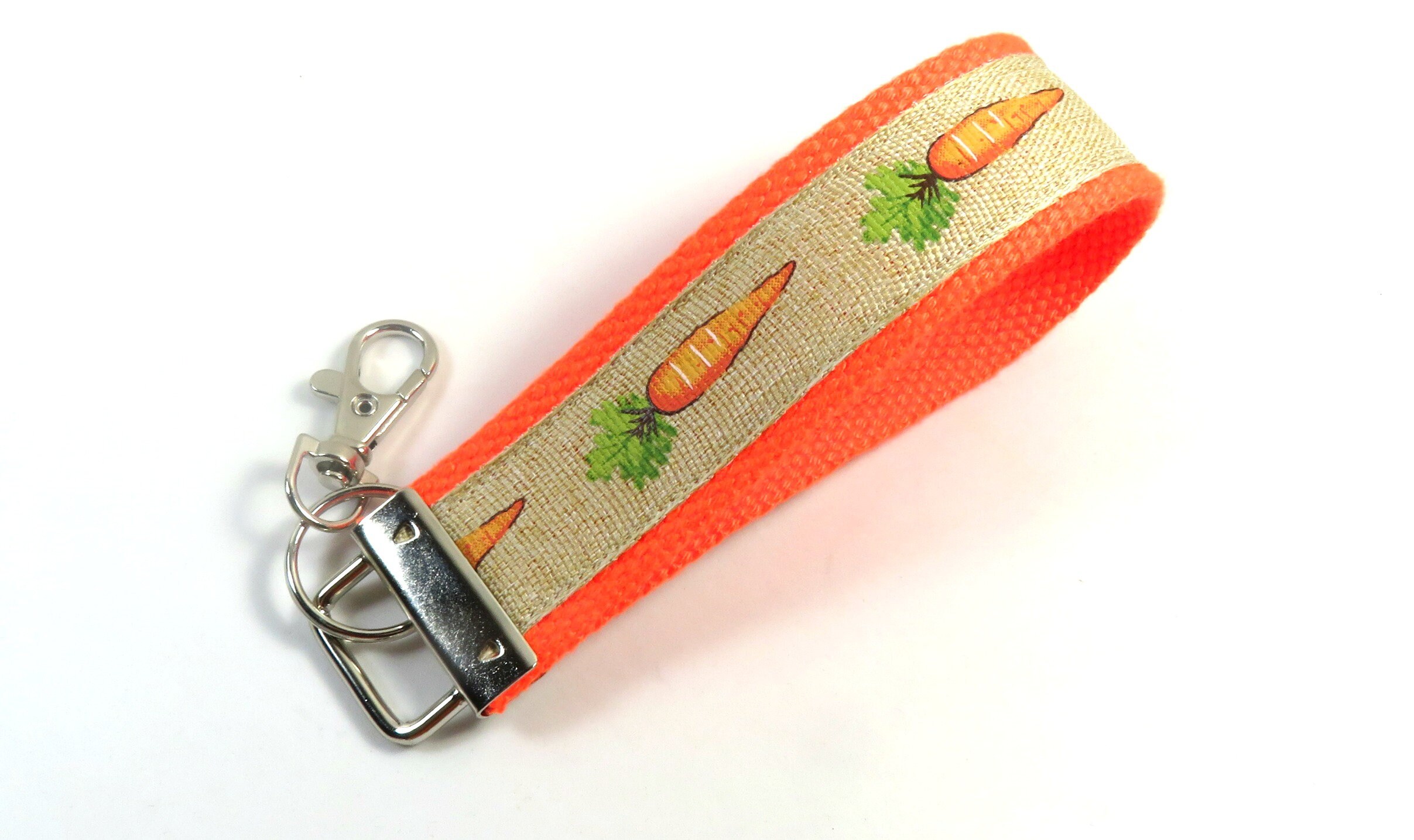 CARROT Keychain Fabric Carrot Keyfob Carrot Design Wristlet - Etsy UK