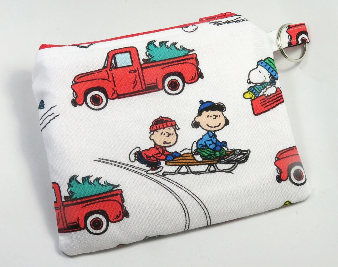 Peanut Christmas Bags, Red Truck Bags, Zipper Bags, Zipper Pouch ...