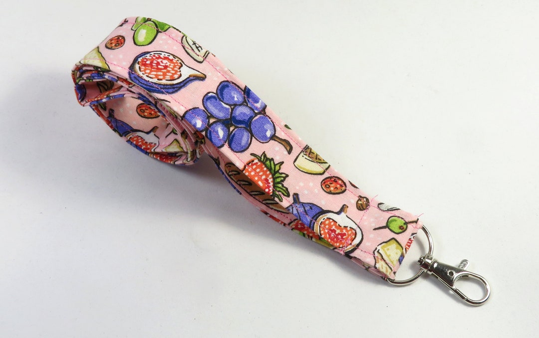 FRUITS Design Lanyard, Sweet Fruit Badge Holder, Beautiful Fruits ...