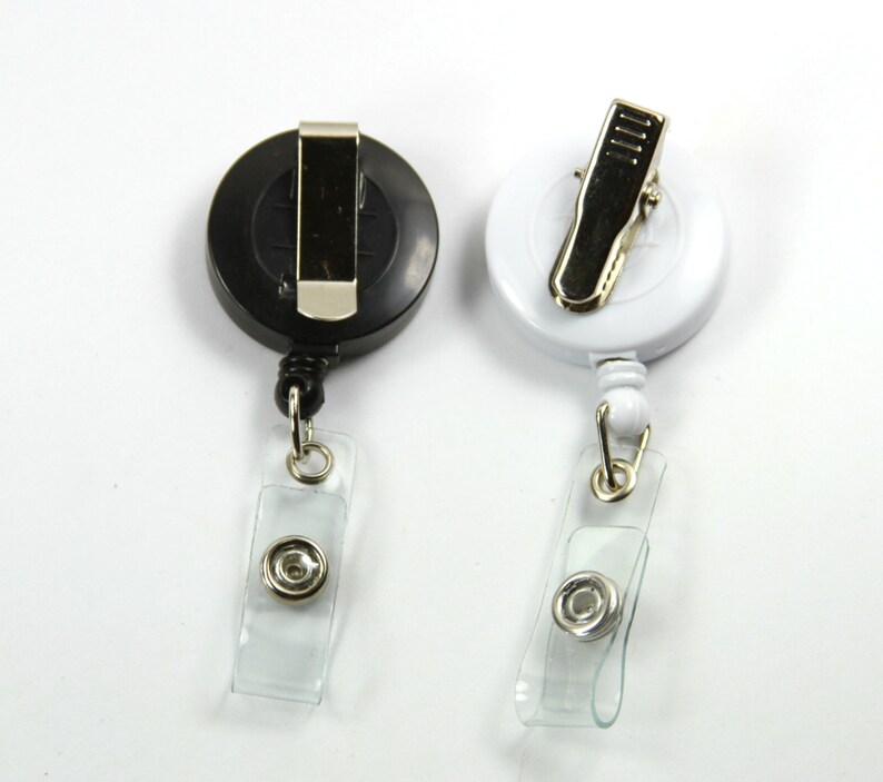 HEART BEAT Badge Reel, EKG Fabric Badge Reel, Button Retractable Badge ...
