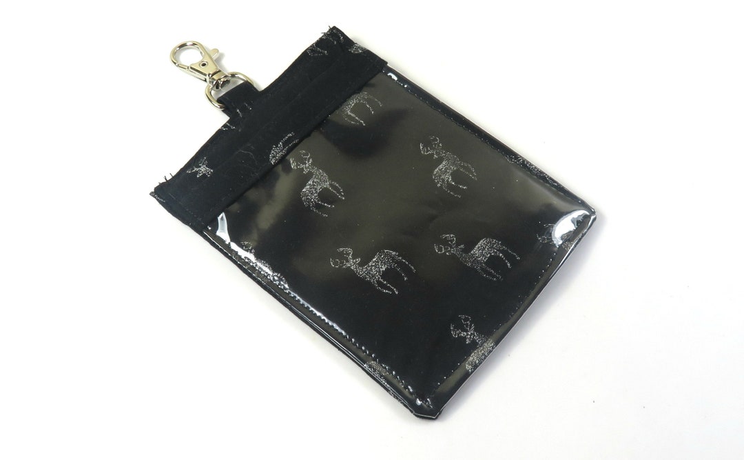 DEER Fabric Badge Insert, Transparent Badge Holder, Teachers Gift, Deer ...
