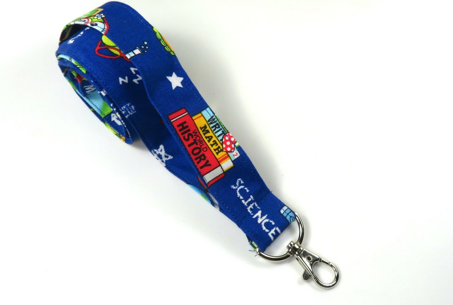 SCIENCE Fabric Lanyard Science Badge Holder Blue Badge - Etsy Ireland