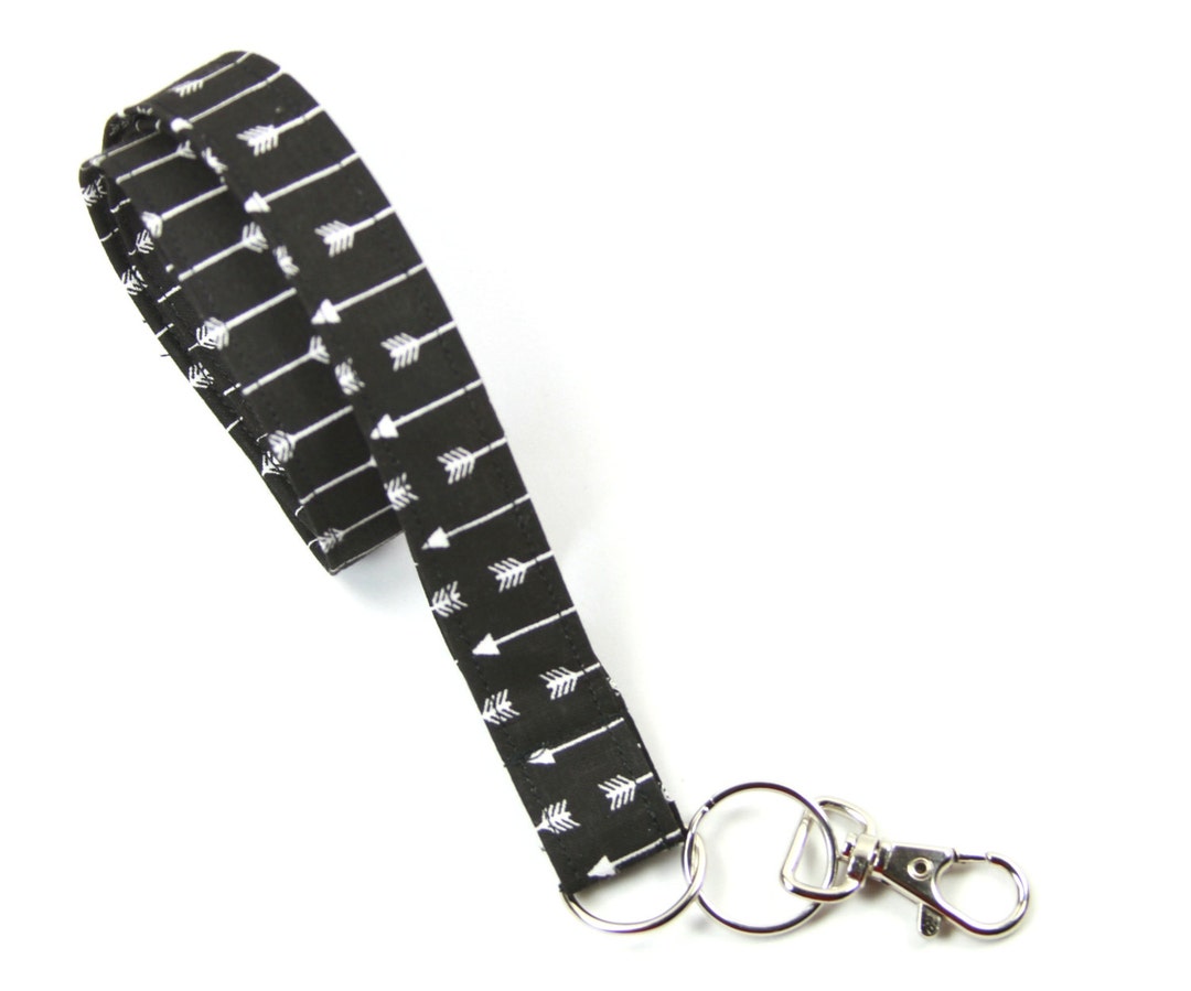 ARROWS Fabric Lanyard, Black Arrows Badge Holder, Arrows Badge Holder ...