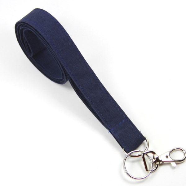 Navy Blue Lanyard - Etsy