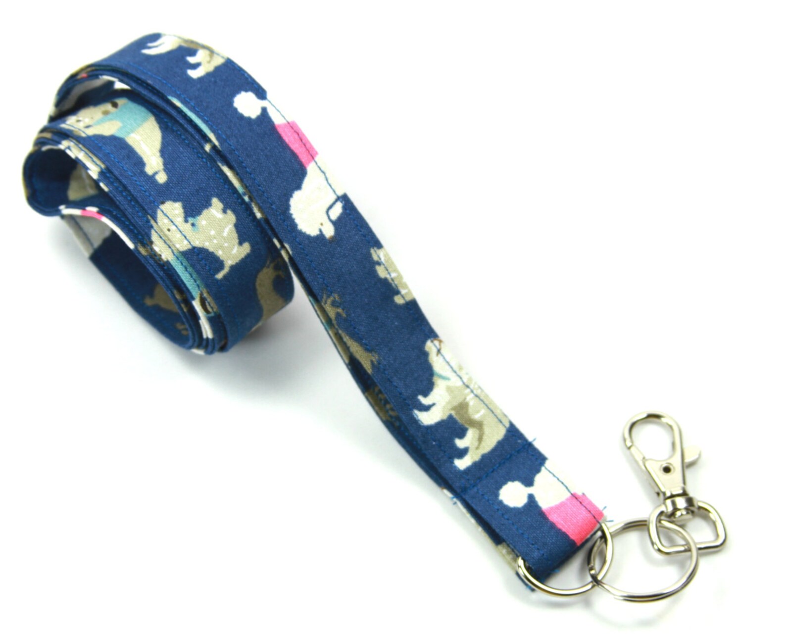DOGS Fabric Lanyard Dogs Badge Holder Different Dogs - Etsy