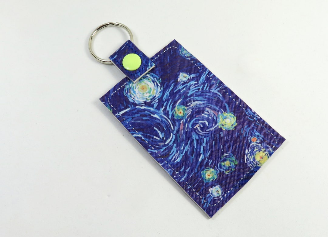 NIGHT Painting Design Badge Holder, Night Design Lanyard, ID Card ...
