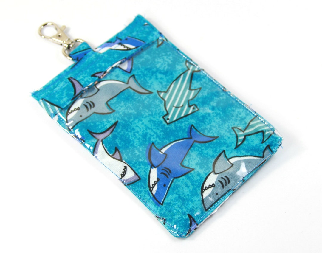 SHARK Fish Badge Holder, Shark Design Badge Insert, Badge Insert ...