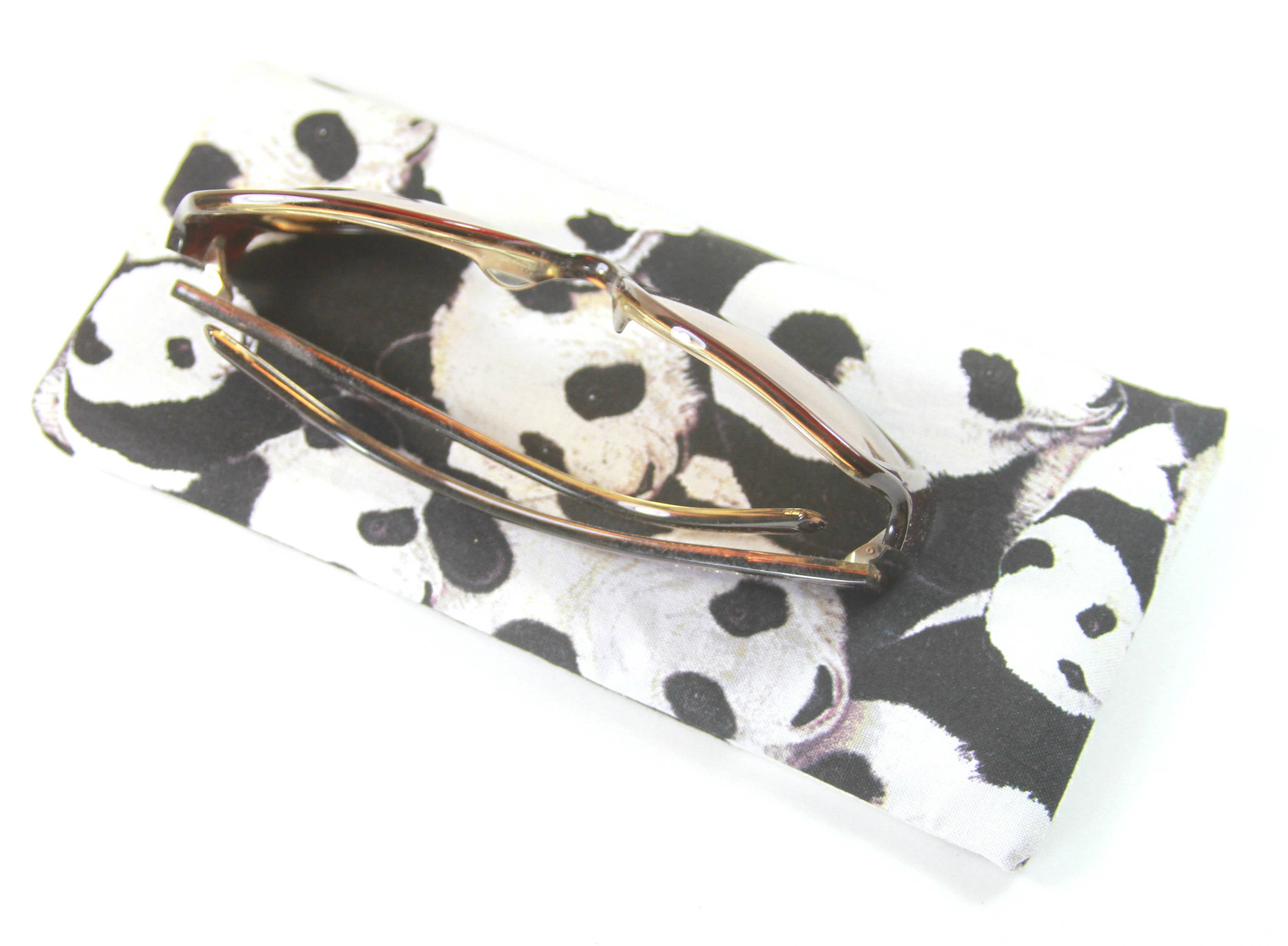 PANDA Design Bag, Panda Design Fabric Case, Sunglasses Bag, Eyeglasses ...