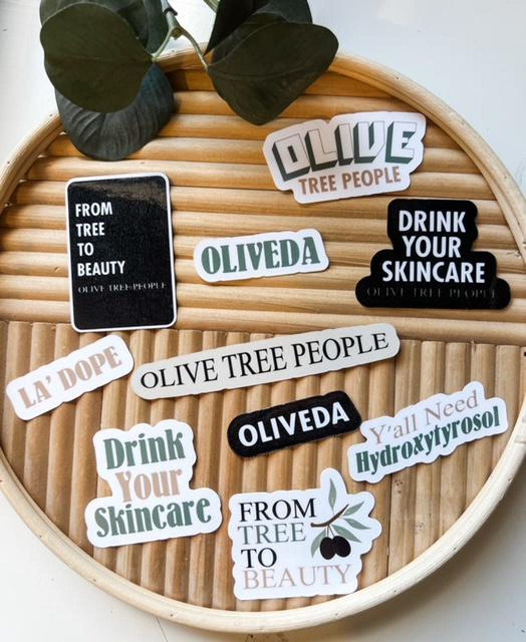 Oliveda Stickers, Welness Stickers, Natural Beauty Stickers, Organic ...