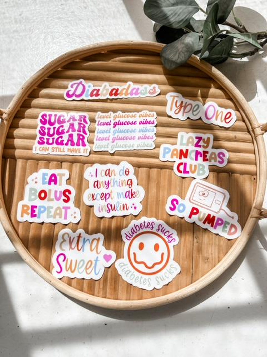 Diabetes Sticker Set, Type 1 Diabetes Stickers, Diabetic Stickers ...