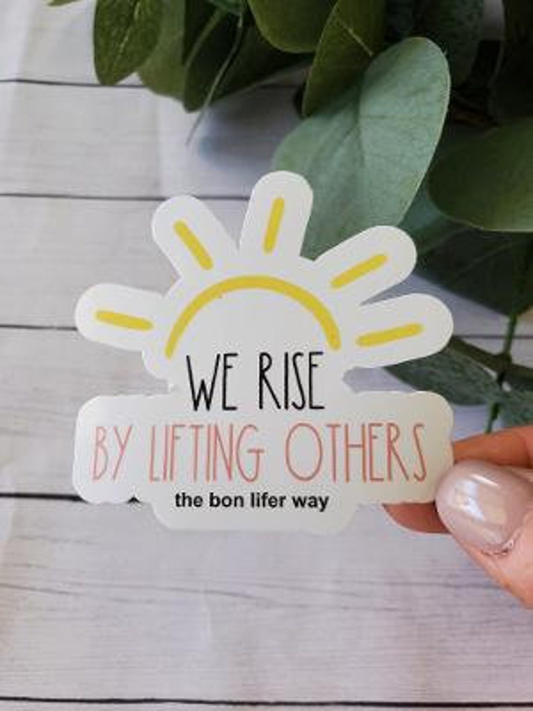 Arbonne Sticker, We Rise by Lifting Others, MLM Stickers, Business ...