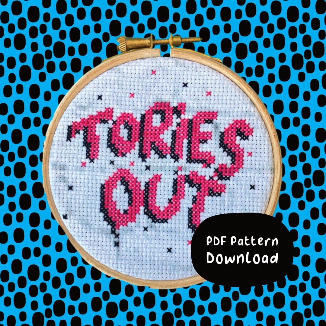 The Fury Bundle Political Cross Stitch Bundle of 13 PDF Patterns - Etsy