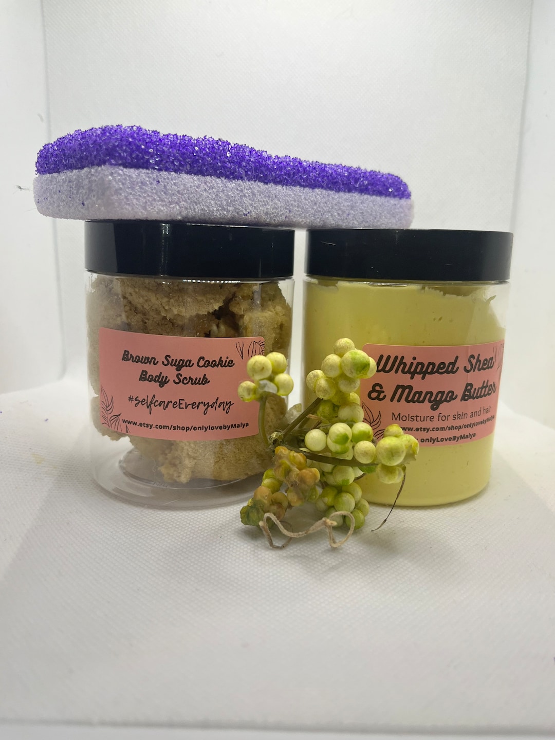 Pedicure Set: Purple Pumice, Suga Cookie Scrub & Shea Mango Butter - Etsy