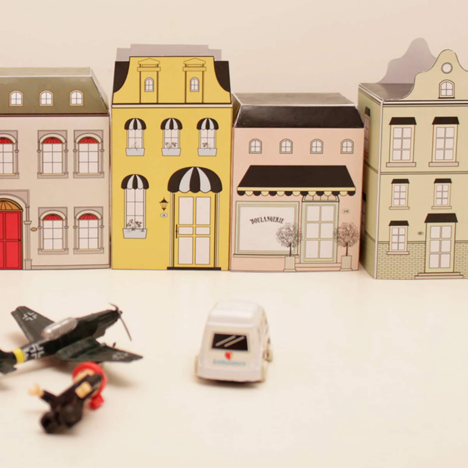 Paper City Colors / Printable Template / DIY Craft Ideas for Kids and ...