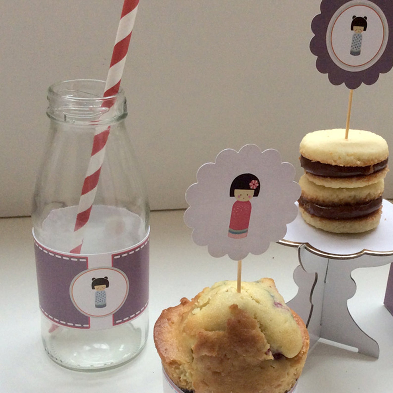 Little Girl Party Package//diy//instant Download//digital File//party ...