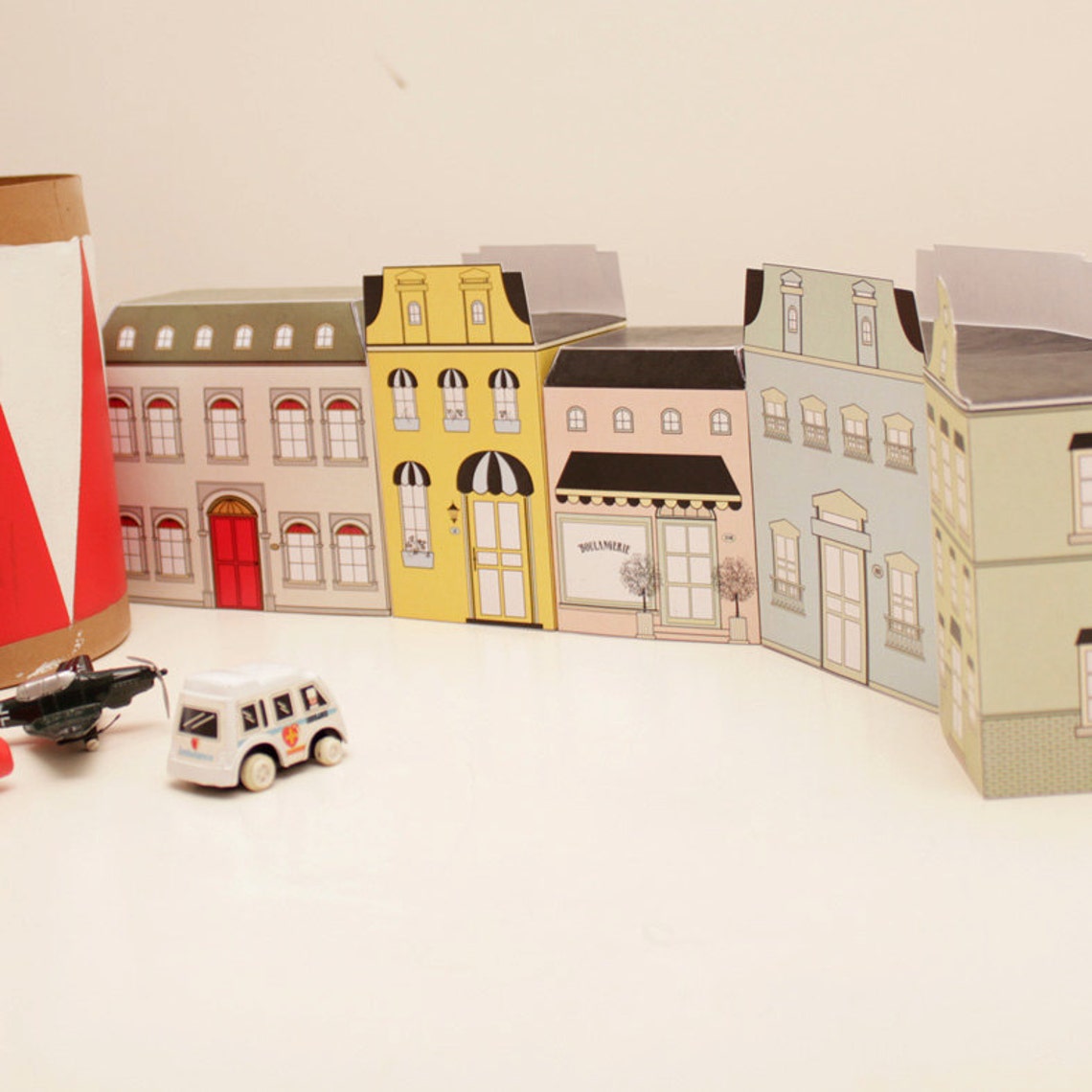 Paper City Colors / Printable Template / DIY Craft Ideas for Kids and ...