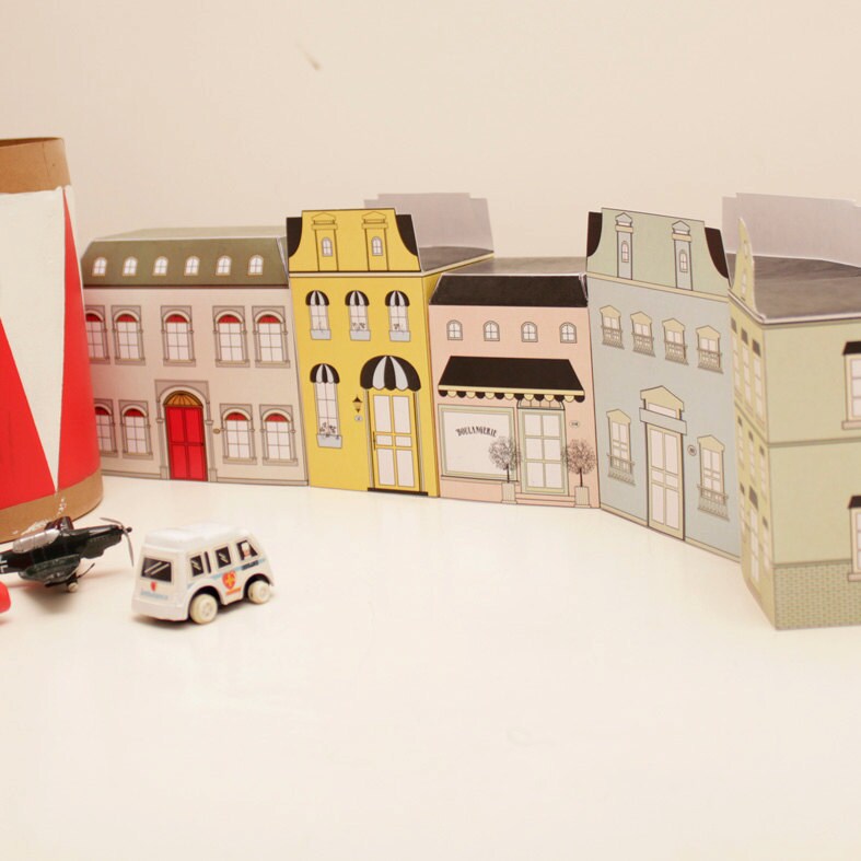 Paper City Colors / Printable Template / DIY Craft Ideas for Kids and ...