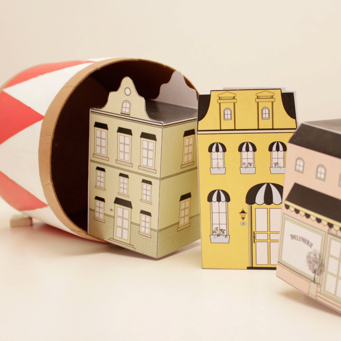 Paper City Colors / Printable Template / DIY Craft Ideas for Kids and ...