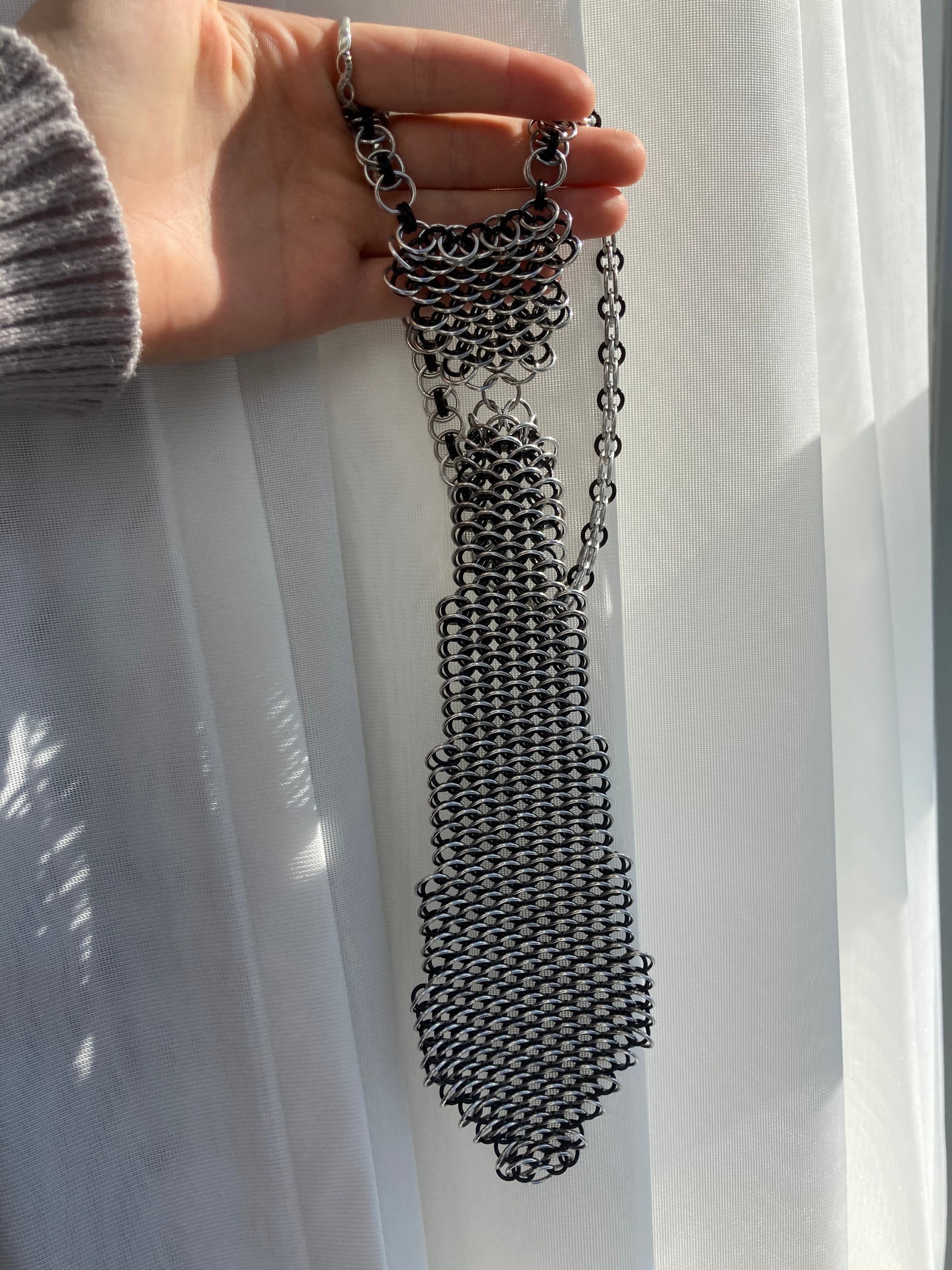 Chainmail Necktie - Etsy