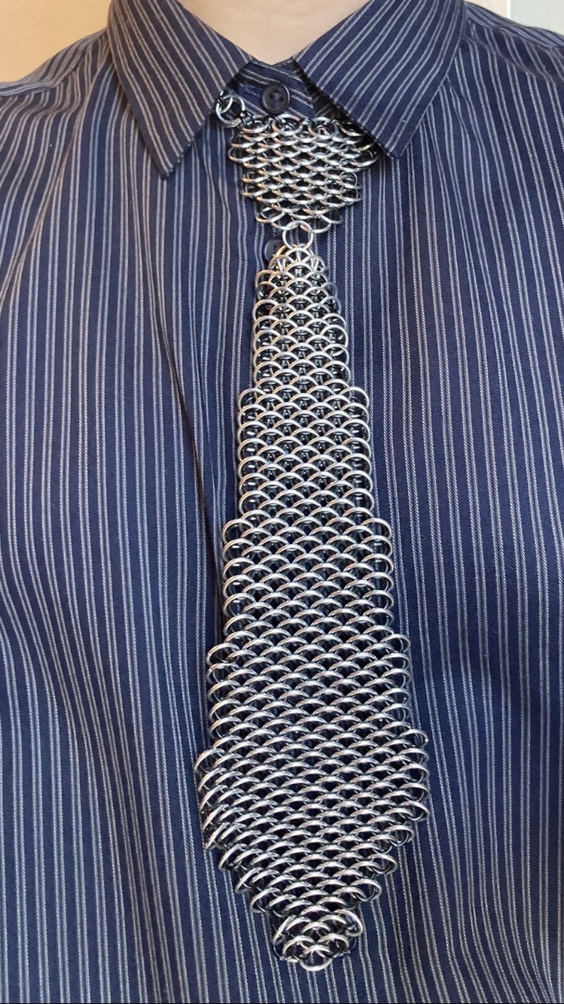Chainmail Necktie - Etsy