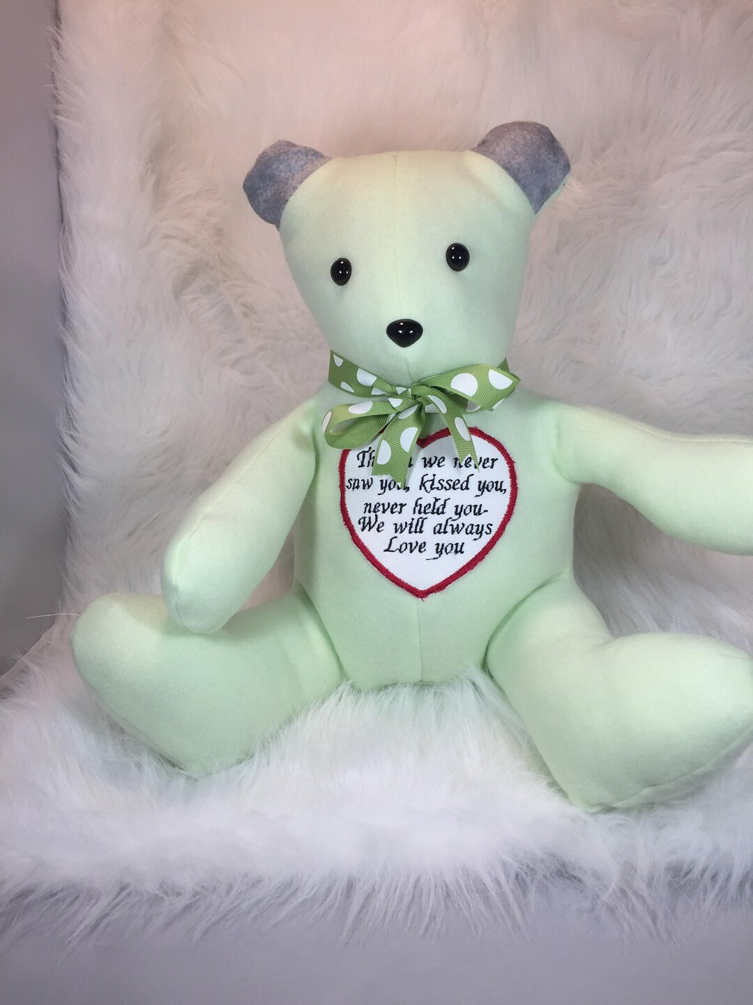 Keepsake Memory Bear, Keepsake Bear, Memory Bear, Bear Keepsake ...