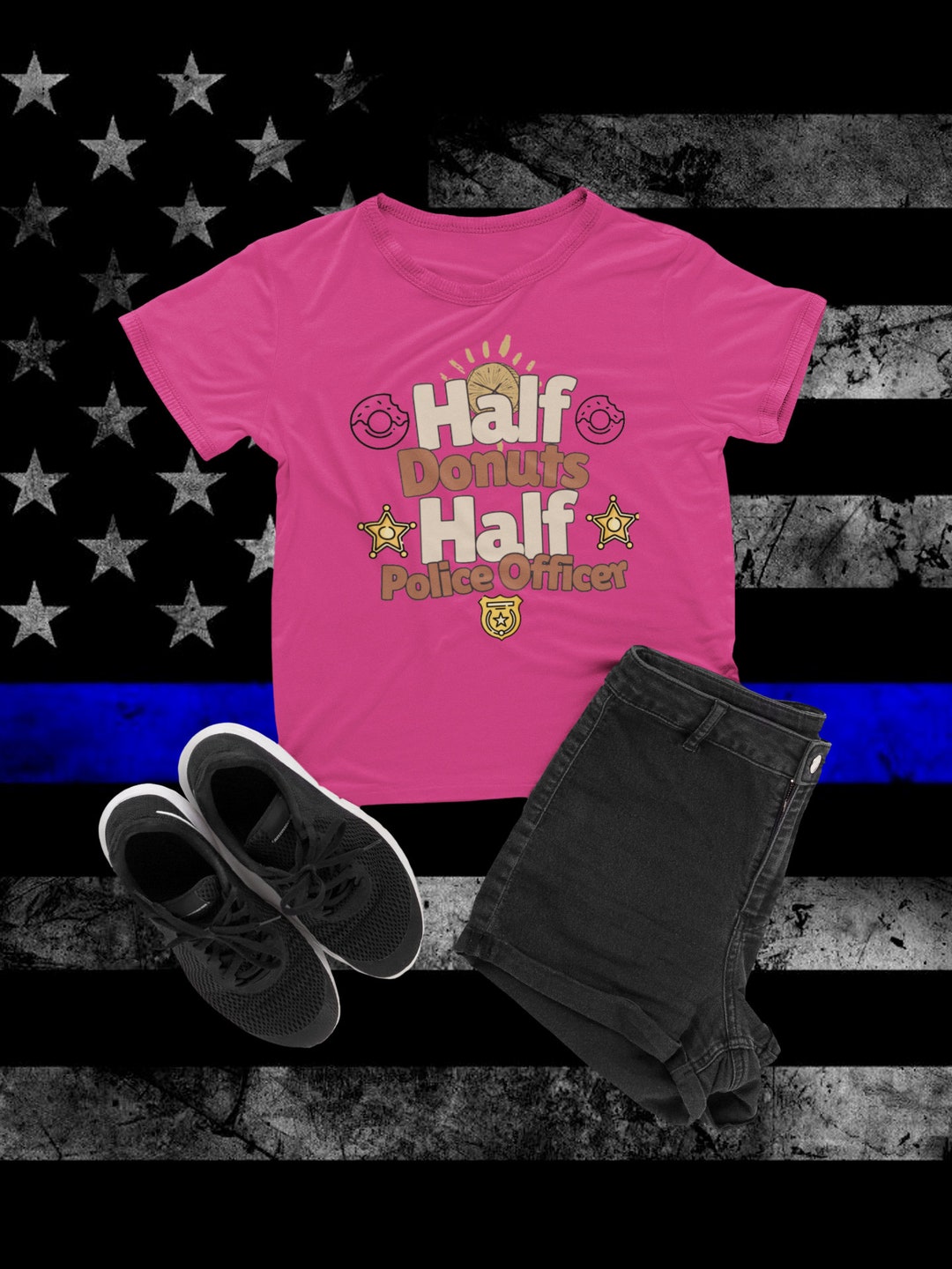 Doughnuts and Justice: Half Donuts Half Police Apparel - Etsy