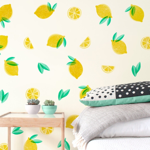 Lemon Wall Decals - Etsy