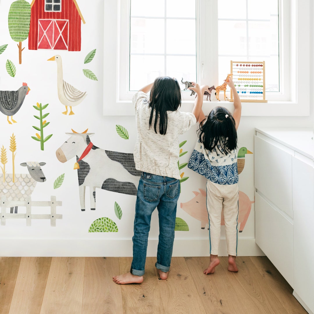 Modern Farm Kit - Large - Peel-and-stick Wall Decals - Mej Mej - Etsy