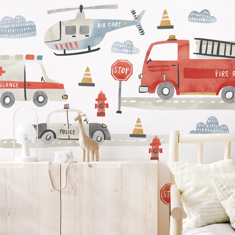 Emergency Kit - Medium - Fabric Wall Decal - Away We Go - Mej Mej - Etsy