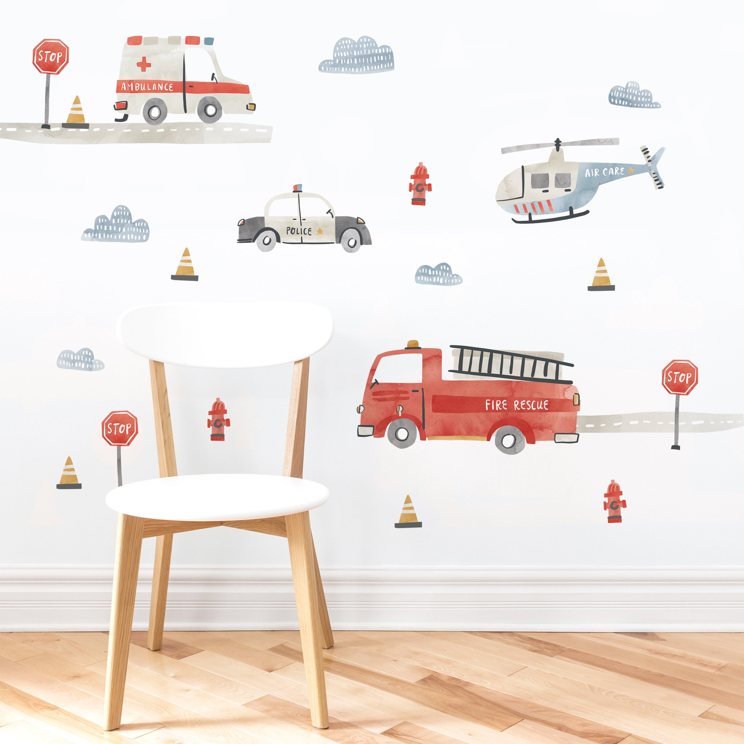 Emergency Kit - Medium - Fabric Wall Decal - Away We Go - Mej Mej - Etsy