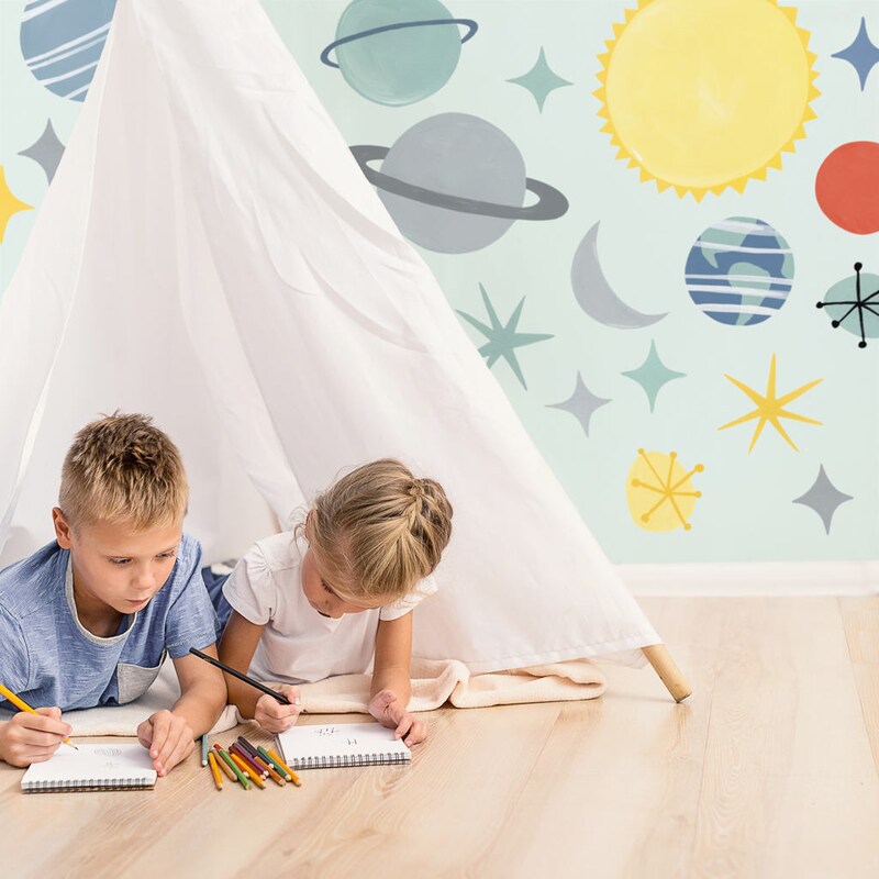 Solar System Decal - Etsy