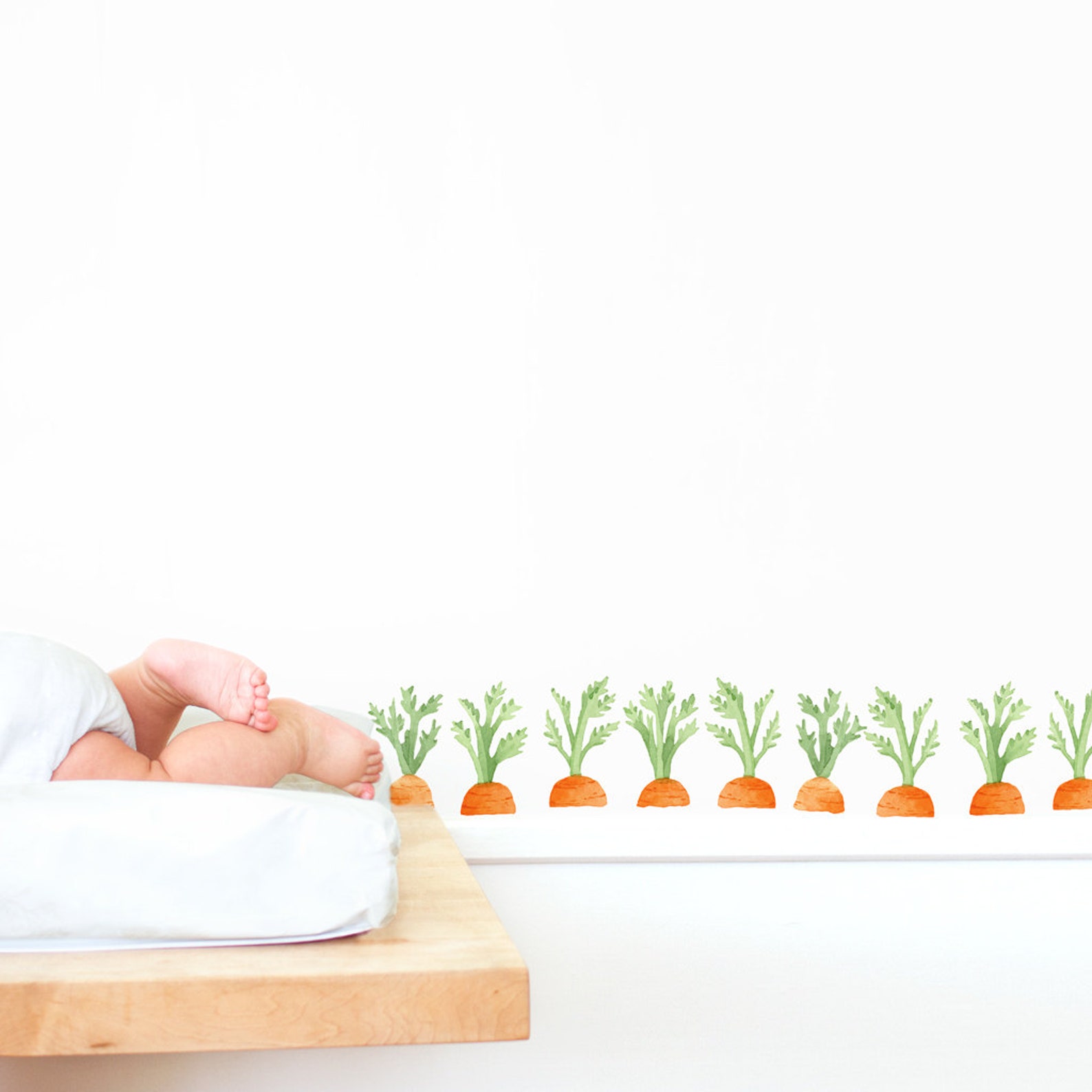 Carrot Toss Fabric Wall Decal Hop Mej Mej - Etsy