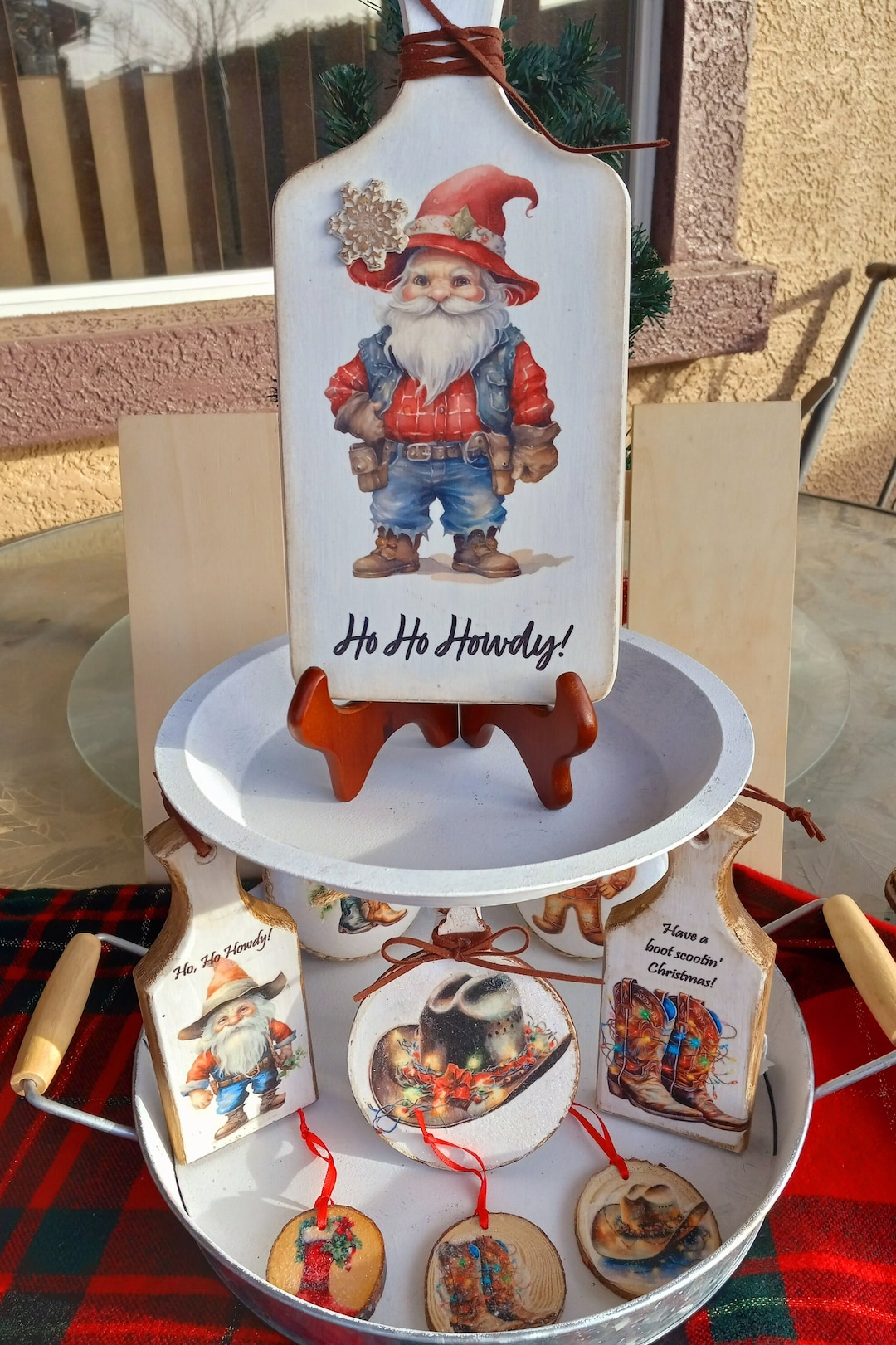 Cowboy Christmas Decor Bundle, Rustic Western Holiday Decorations ...