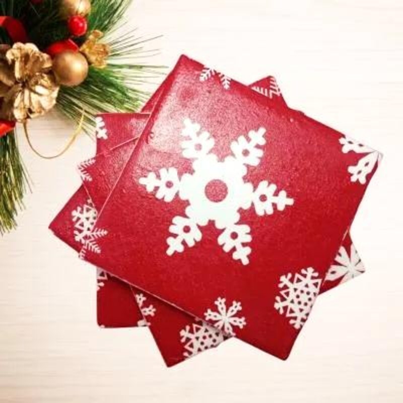 Holiday Coasters - Etsy
