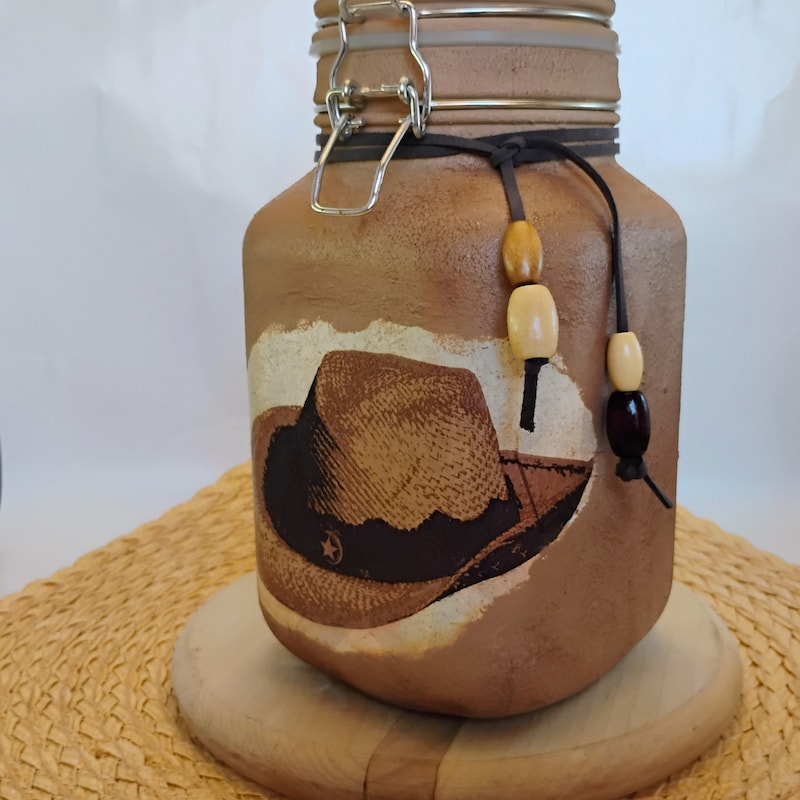 Rustic Jar - Etsy