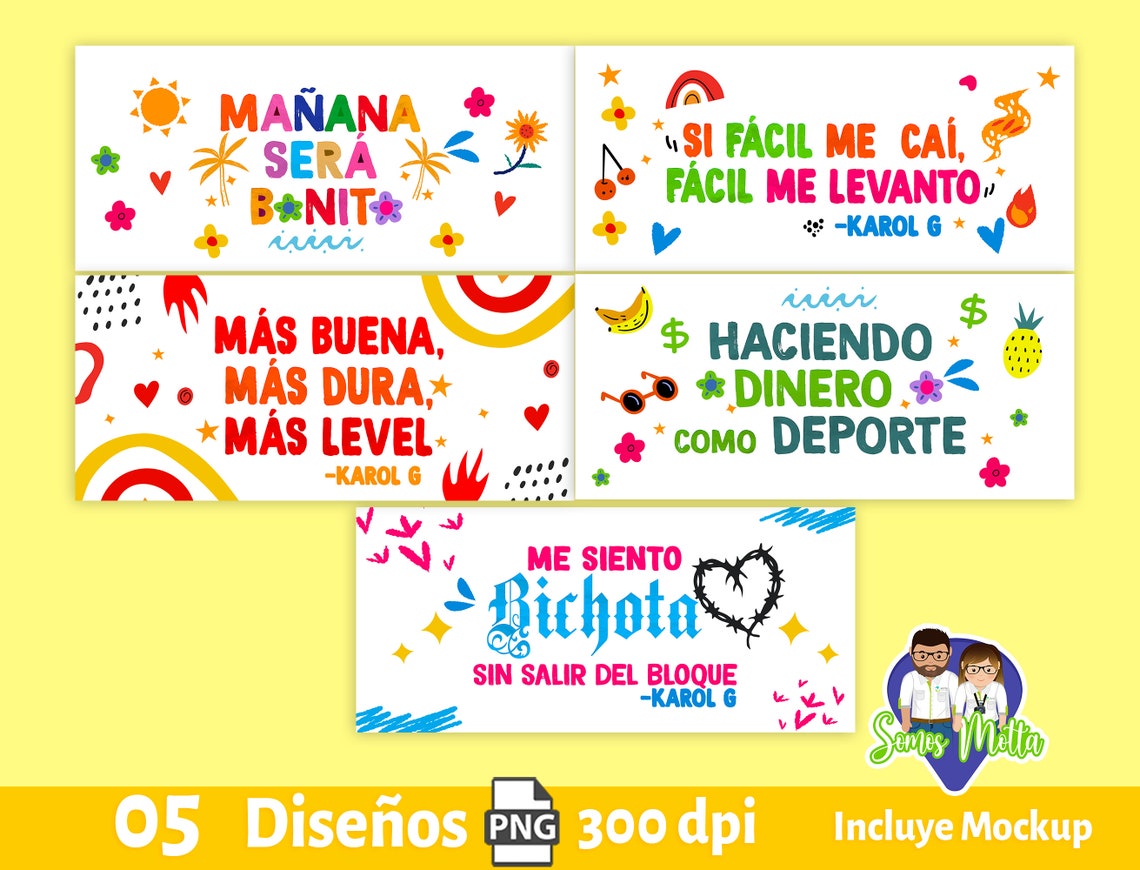 Diseños de FRASES de la Bichota Para Sublimar tazas - Etsy España