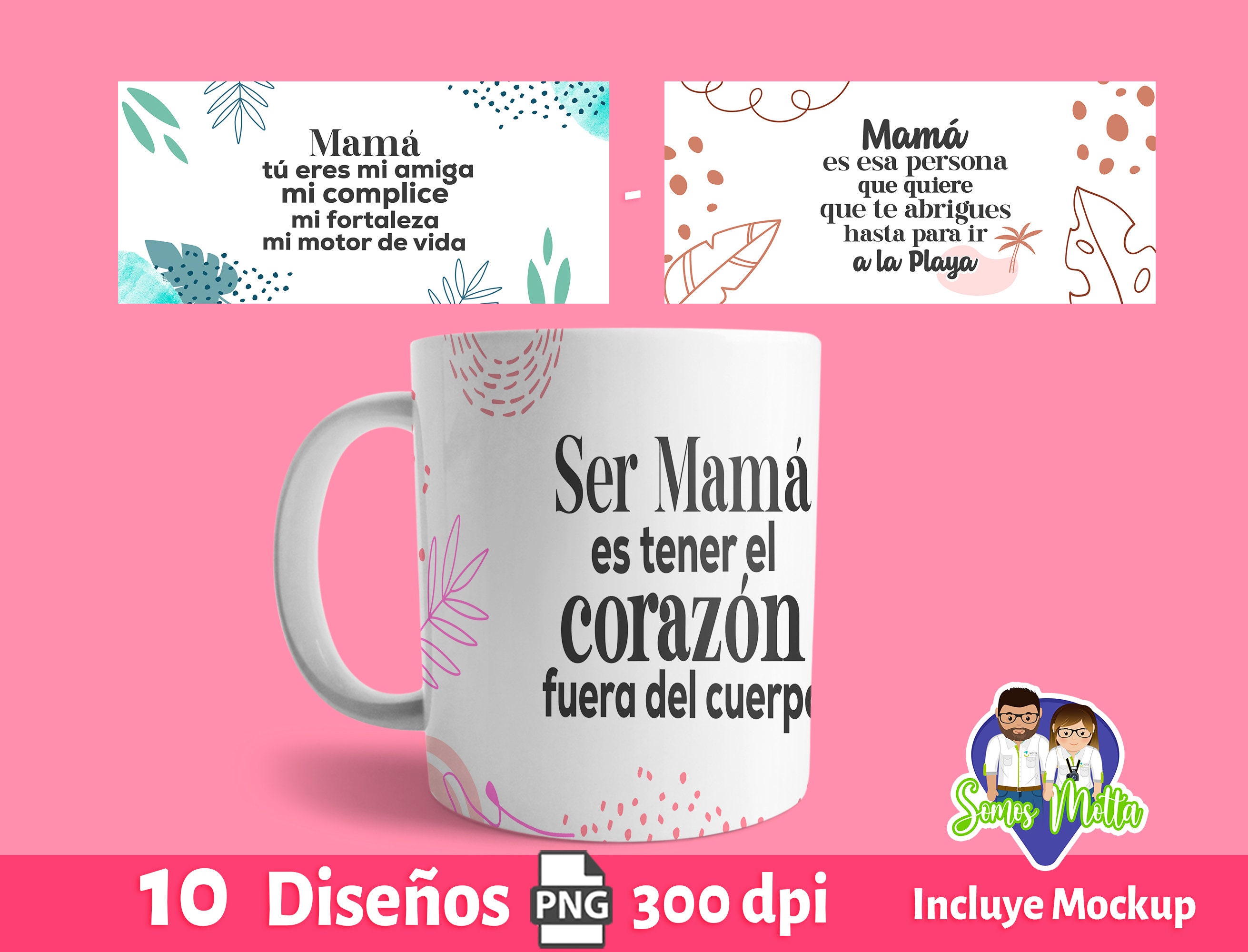 Diseños de Tazas con Frases para Dedicar a las MADRES - Etsy España