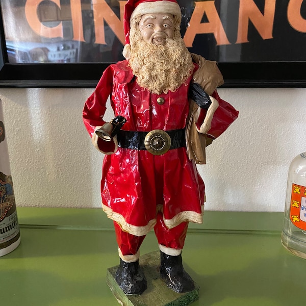 Paper Mache Santa - Etsy