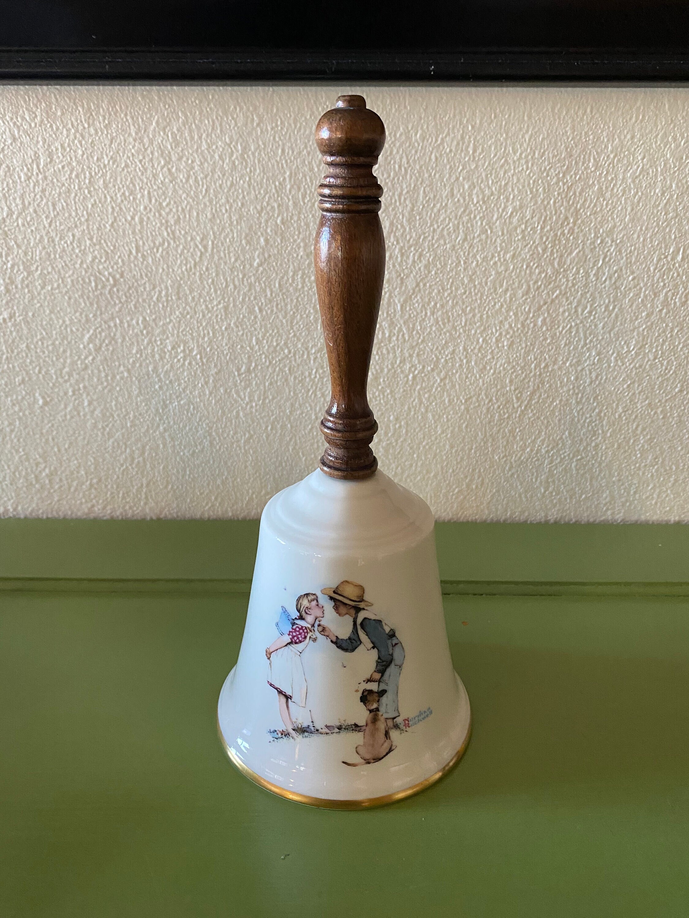 Beautiful Vintage Gorham Norman Rockwell Bell - Etsy