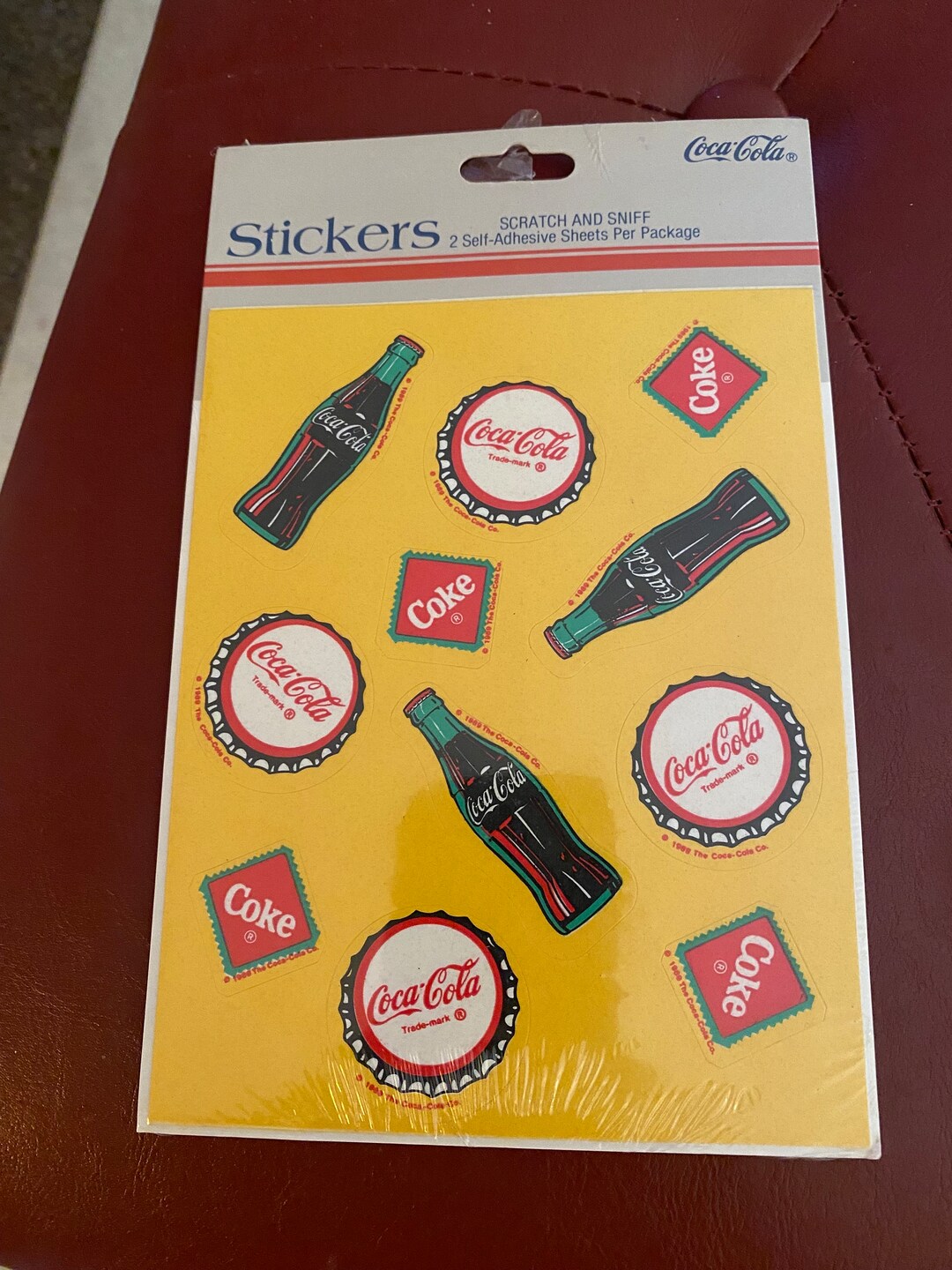 Vintage Coca-cola Scratch and Sniff Stickers - Etsy