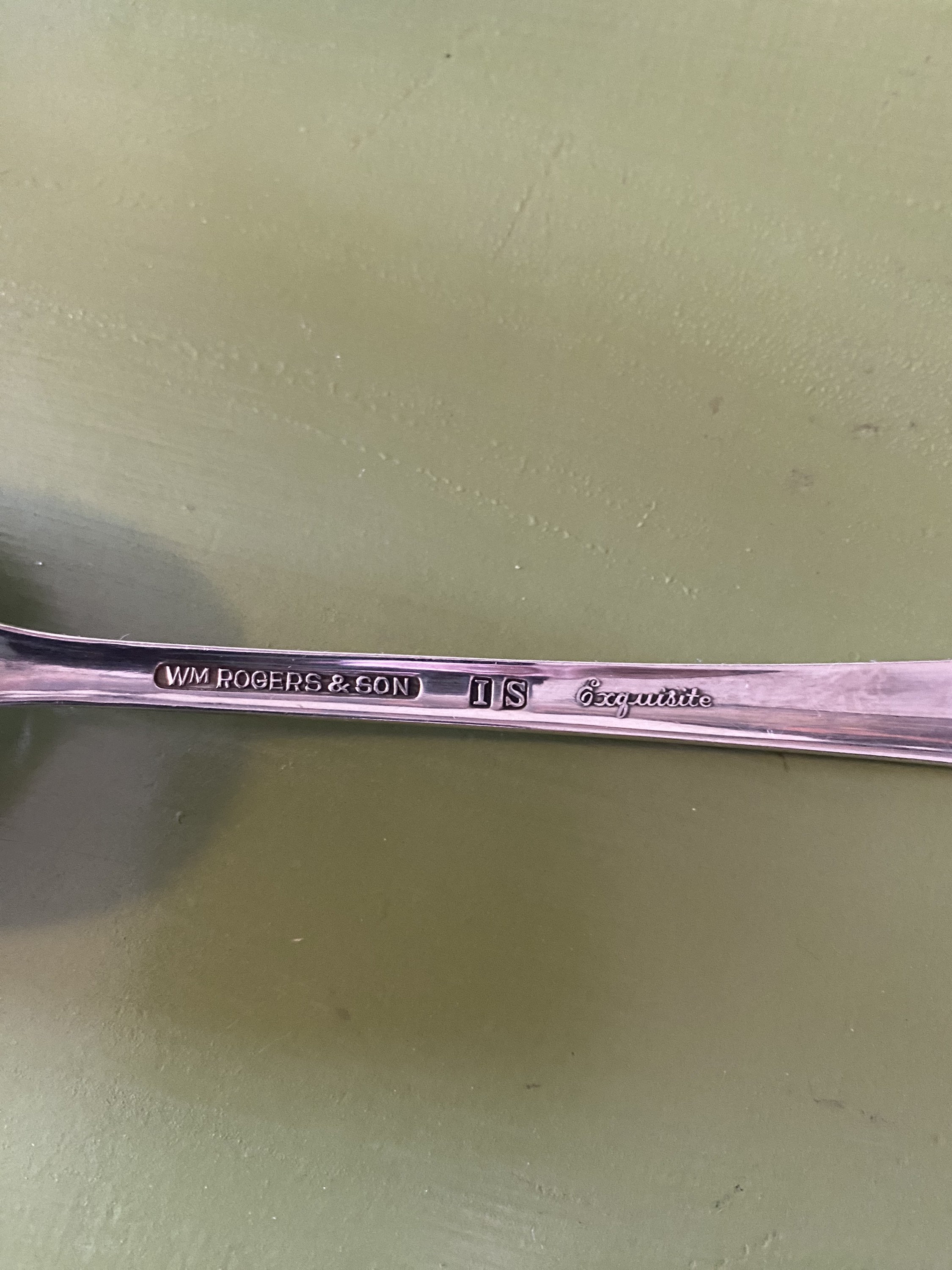 2 Vintage WM Rogers & Son Silver Spoons - Etsy