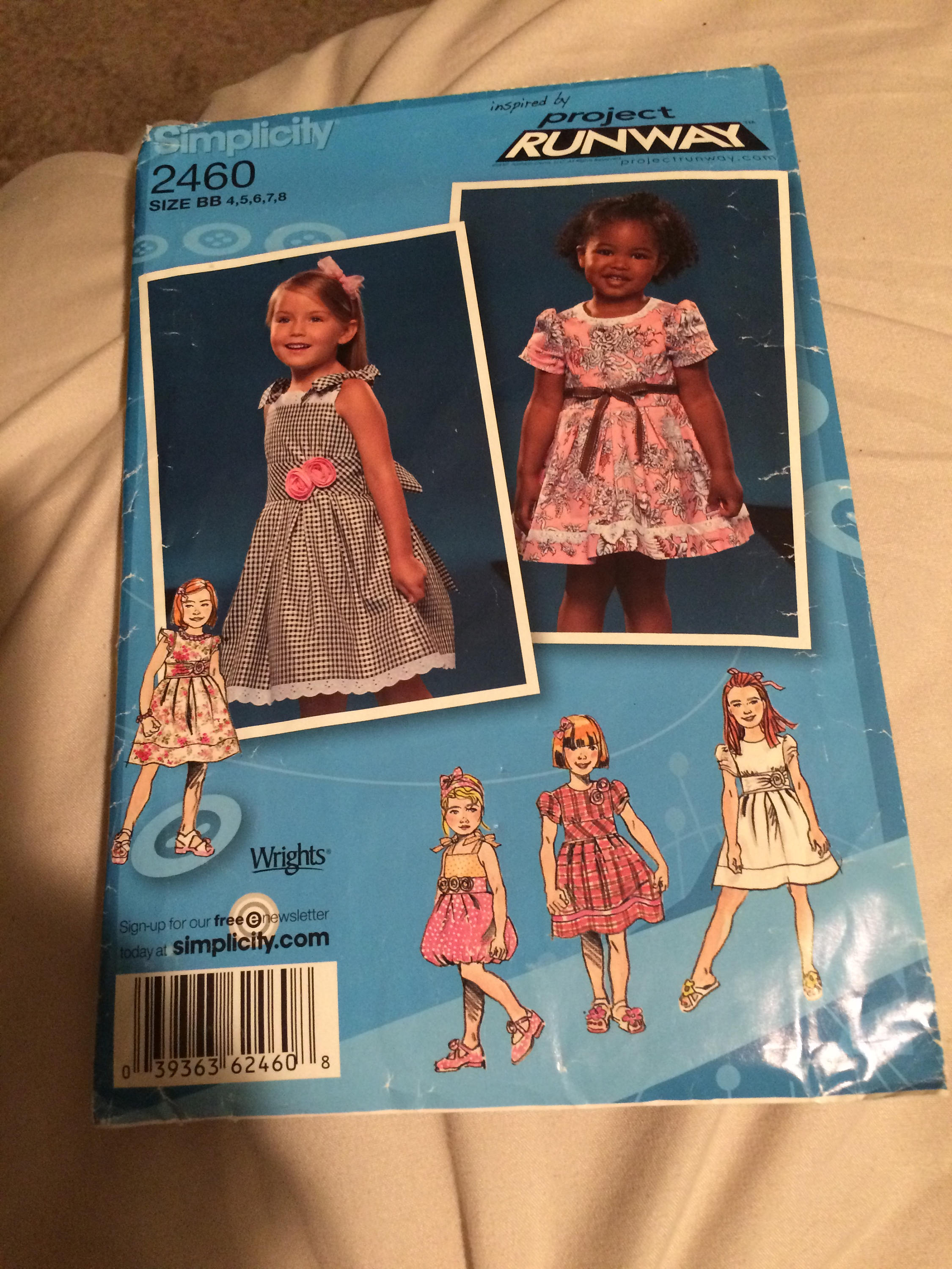 Simplicity Girls Spring Dress Pattern From Project Runway - Etsy