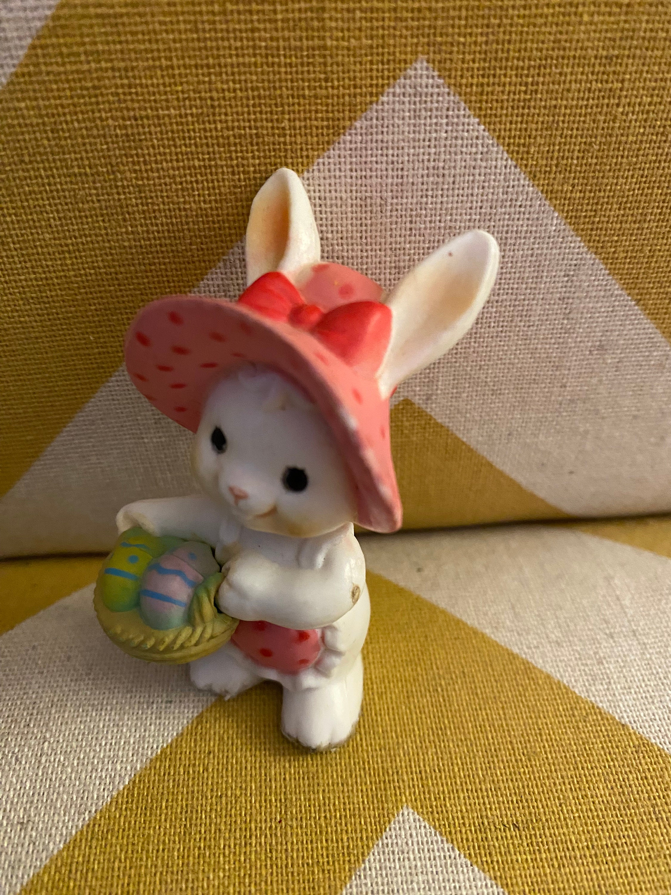 2 Vintage Small Plastic Easter Bunnies (AC) - Etsy