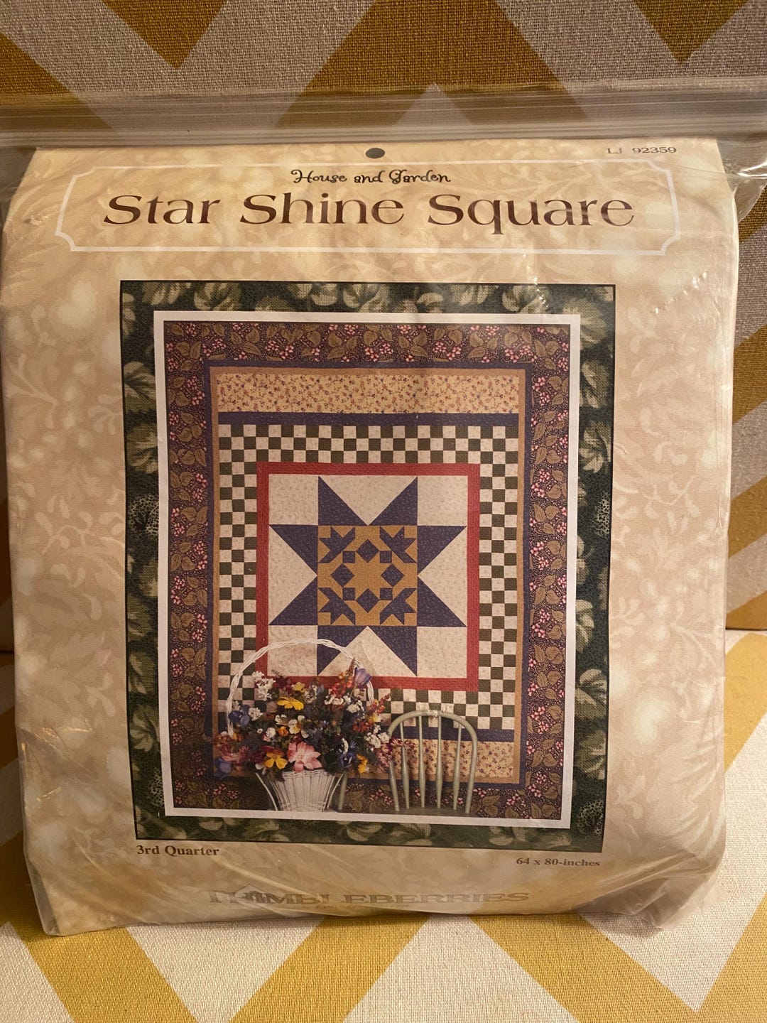 Star Shine Square Quilt Kit Pattern and Fabric (pat 3) - Etsy
